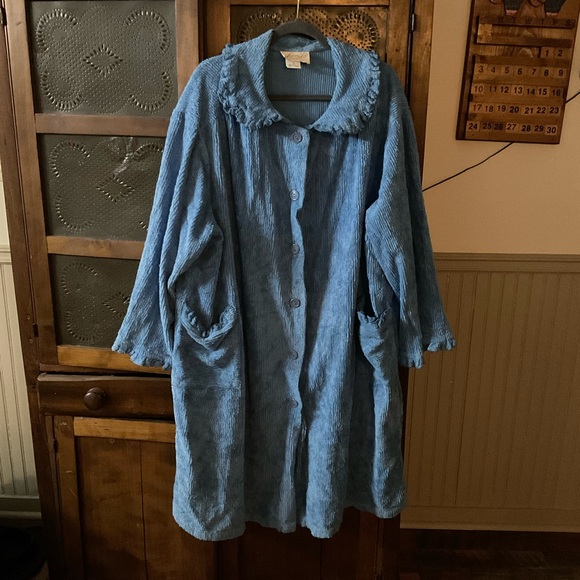 Vintage | Intimates & Sleepwear | Vintage Leisure Life Blue Chenille ...